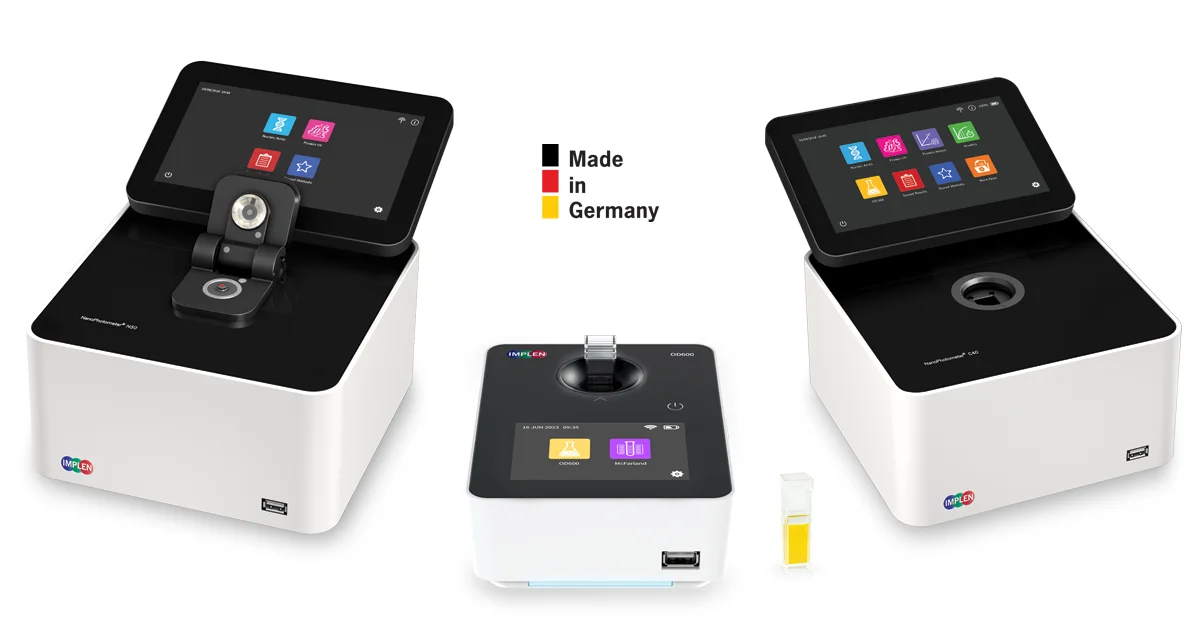Implen N50-GO, C40-GO, OD600, Best In Spectrophotometers